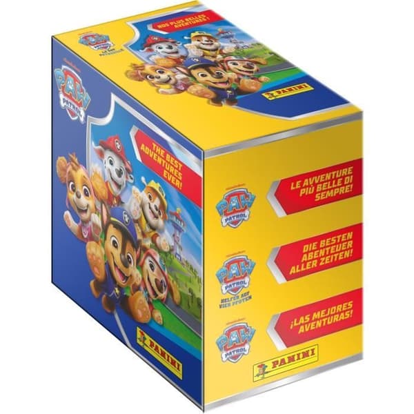 Låda - PANINI - PAW PATROL 11 - VÅRA FINASTE ÄVENTYR - 36 påsar - 180 ...