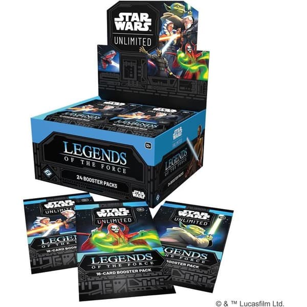Asmodee Star Wars Unlimited TCG Legends of The Force - 24 Boosters | CDON