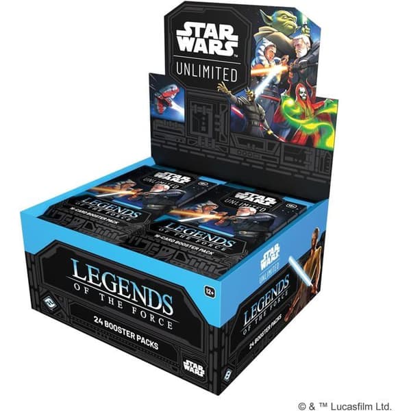 Asmodee Star Wars Unlimited TCG Legends of The Force - 24 Boosters | CDON