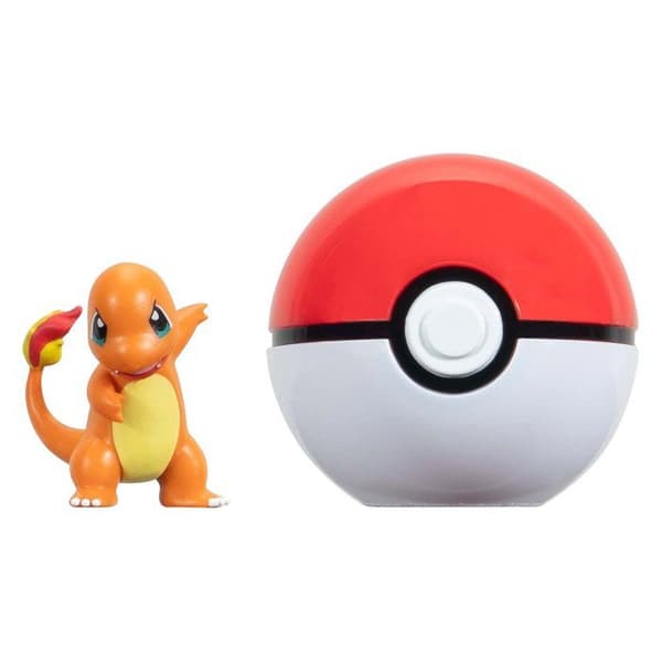 Pokemon - Clip N Go Charmander med Pokeball | CDON