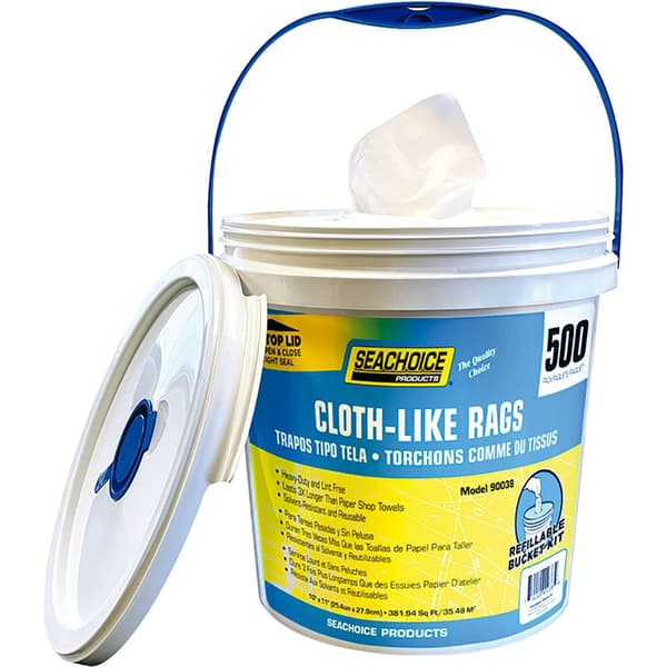 Seachoice Tyg Som Trasor 500 Enheter Vit | CDON