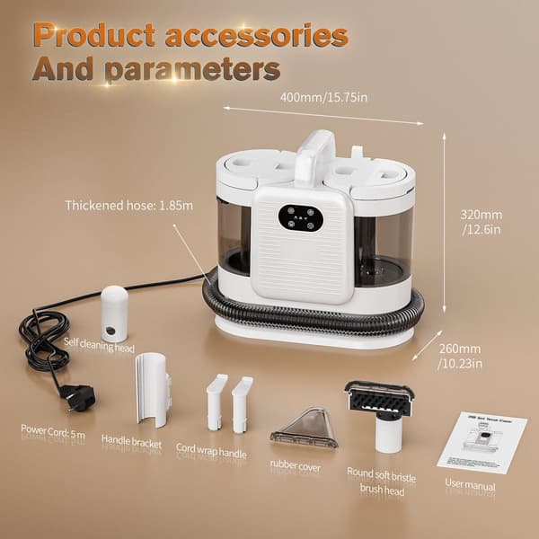 Vesihöyrypuhdistin, Korkea Teho, Ympäristöystävällinen,C988 | CDON