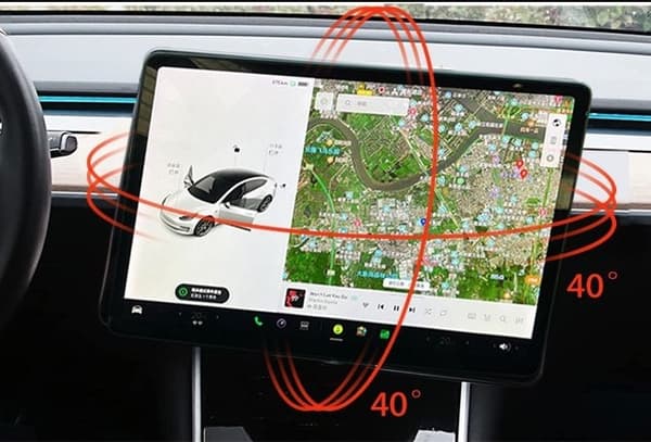 Tesla Model Y / 3 Max Vridbar skärm, Roterbar infotainment - Premium ...