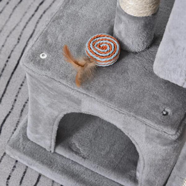 Rootz Cat Tree Cat Climbing Tree Sisal Posts Cat Scratching Post
