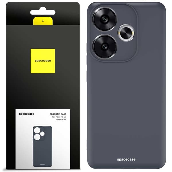 SC Silicone Case Poco F6 5G black | CDON
