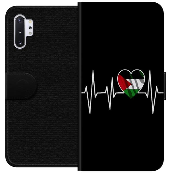 Samsung Galaxy Note10+ Tegnebogsetui Palæstina hjerte med EKG linje ...