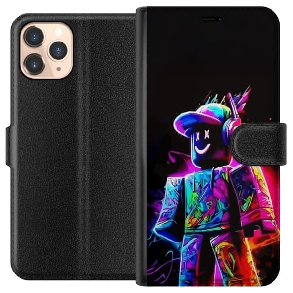 Apple iPhone 11 Pro Tegnebogsetui Roblox Neon Player Farverig Roblox ...