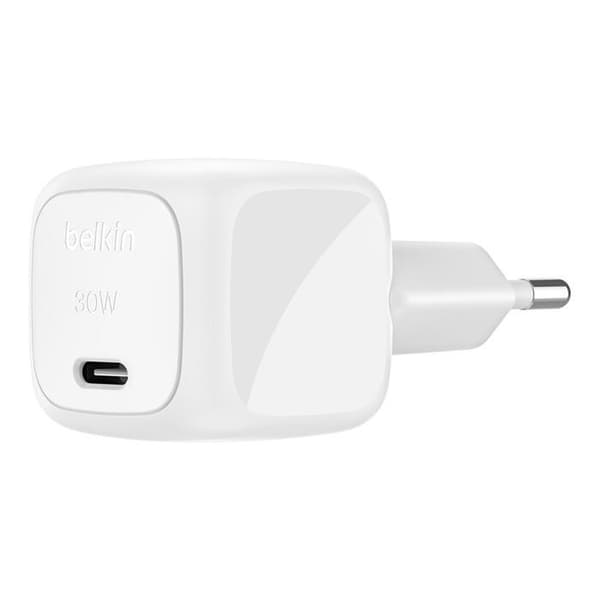 Laddare - Belkin - BoostCharge 30 W - USB-C Power Delivery - Kompakt ...