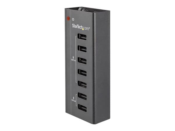 StarTech.com 7 Port USB Charging Station with 5x 1A Ports and 2x 2A ...