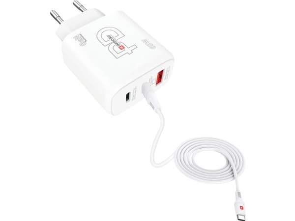 Skross Power Charger 65W PD GaN Combo+ EU Inomhus USB-laddare Utgångsström max. 3,25 A USB 2.0 ...