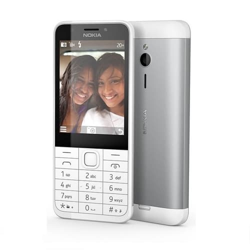 Nokia 230 Dual SIM Silver-telefon | CDON