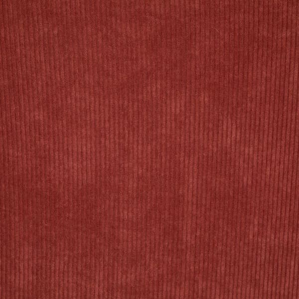 Fåtölj i ekimitation "Céleste" i velourribbat Atmosphéra - Terrakotta ...