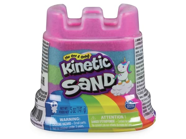 Kinetic Sand KNS ACK RbwCastleSglCtnrBP S20 MX GML, Kinetisk sand for ...