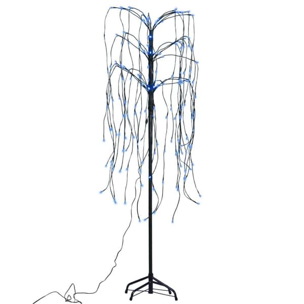 vidaXL Selje LED Tre Blått Lys | CDON