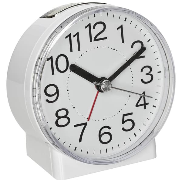 Tfa Dostmann 60 1037 02 Kvarts Väckarklocka Vit Larmtider 1 Cdon