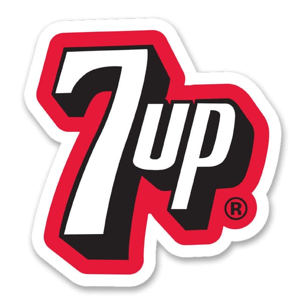 7UP Retro Logo Sticker | CDON