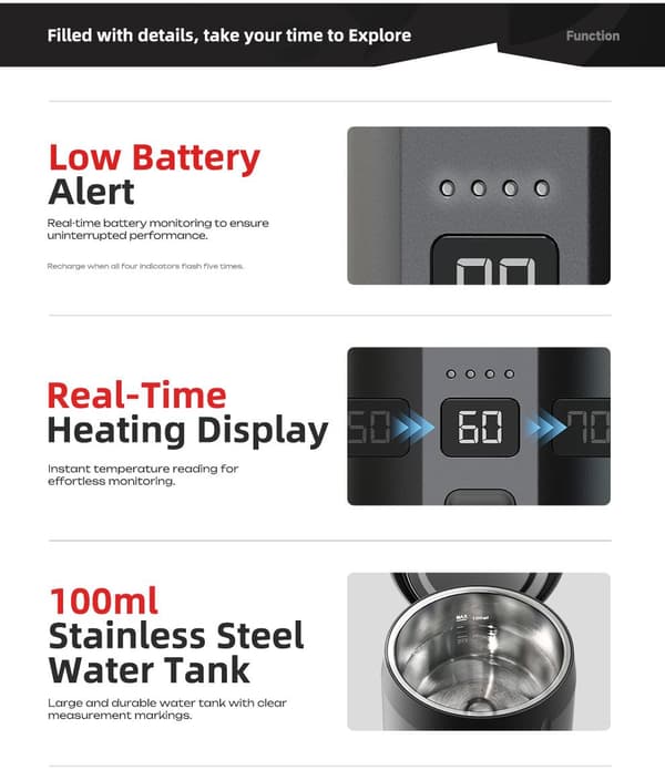 HiBREW H4C bärbar espressomaskin, kompatibel med NS-kapslar, DG-kapslar ...