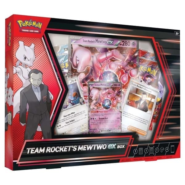 POKEMON TEAM ROCKET'S MEWTWO EX BOX | CDON
