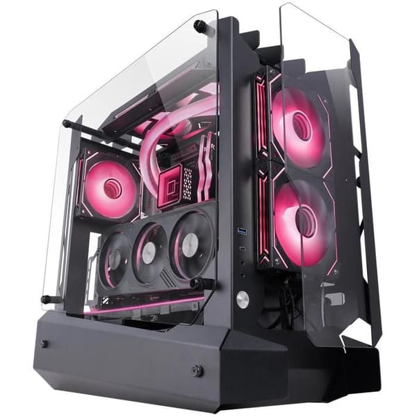 ATX Gaming Chassi - Mars Gaming - MC-EDGE - Öppen Luftdesign - Tri ...