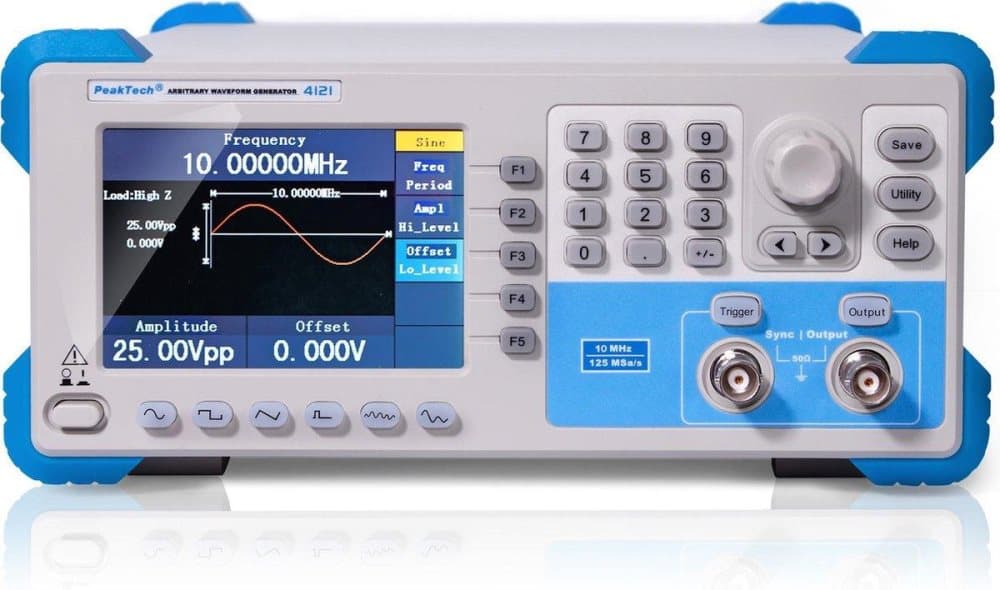 PeakTech 4121 1-kanals godtycklig vågformsgenerator, 1 µHz - 10 MHz | CDON