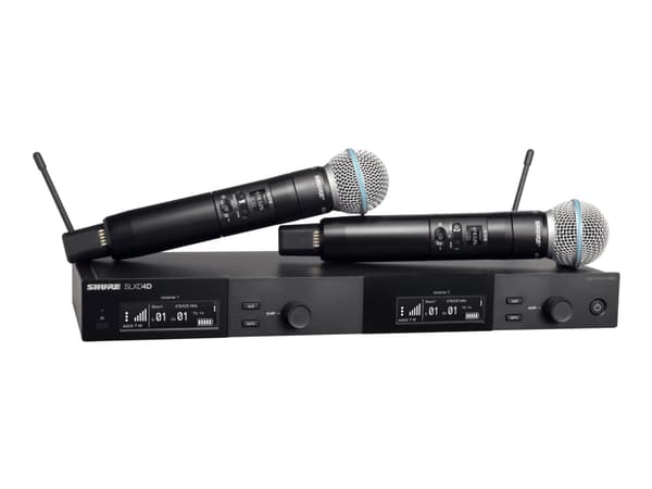 Shure SLXD24DE/B58-G59 - dual digital wireless system with two ...