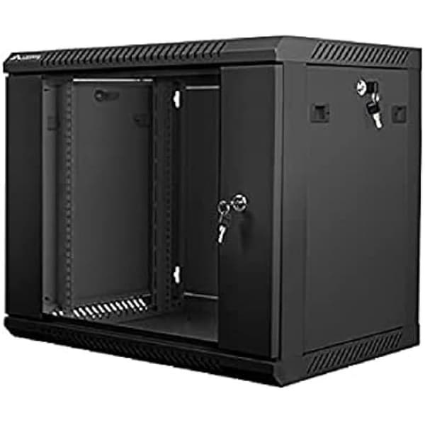 9U Rack Hylla Väggmonterad Svart - Lanberg - WF01-6409-10B | CDON