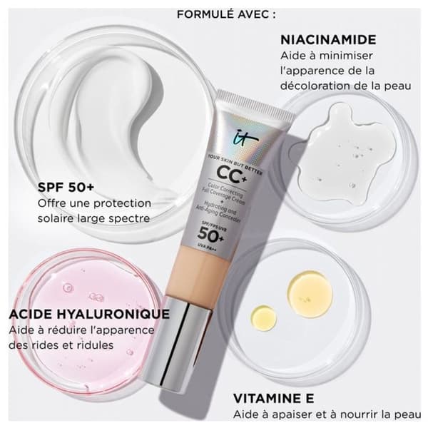 IT Cosmetics Foundation Your Skin But Better CC+ Corrective Cream SPF50+ Light 32ml | CDON