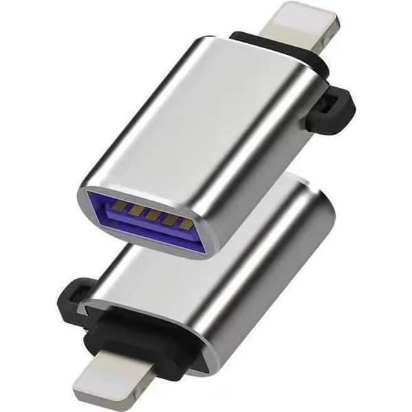 Adapter - MICRO CONNECT - MC-LIGHTUSB3 - Lightning till USB A - Vit ...
