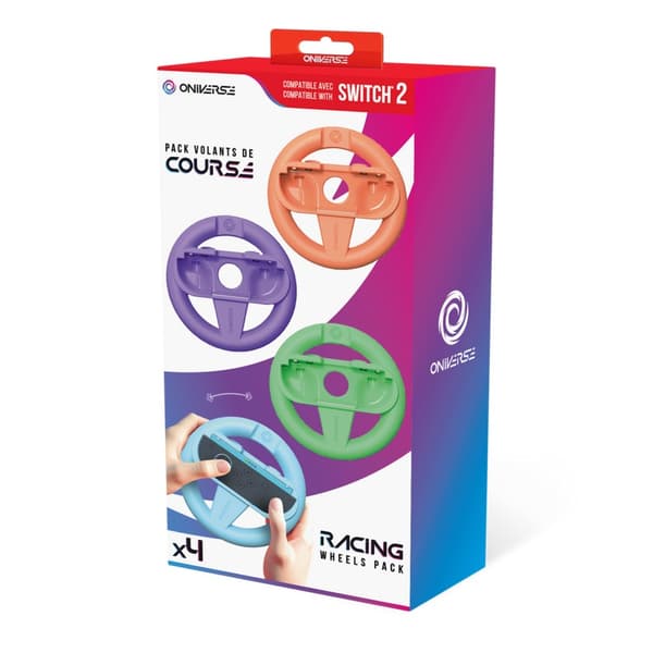 Oniverse Pack Of 4 Racing Wheel Controller Holders - Nintendo Switch 2 ...