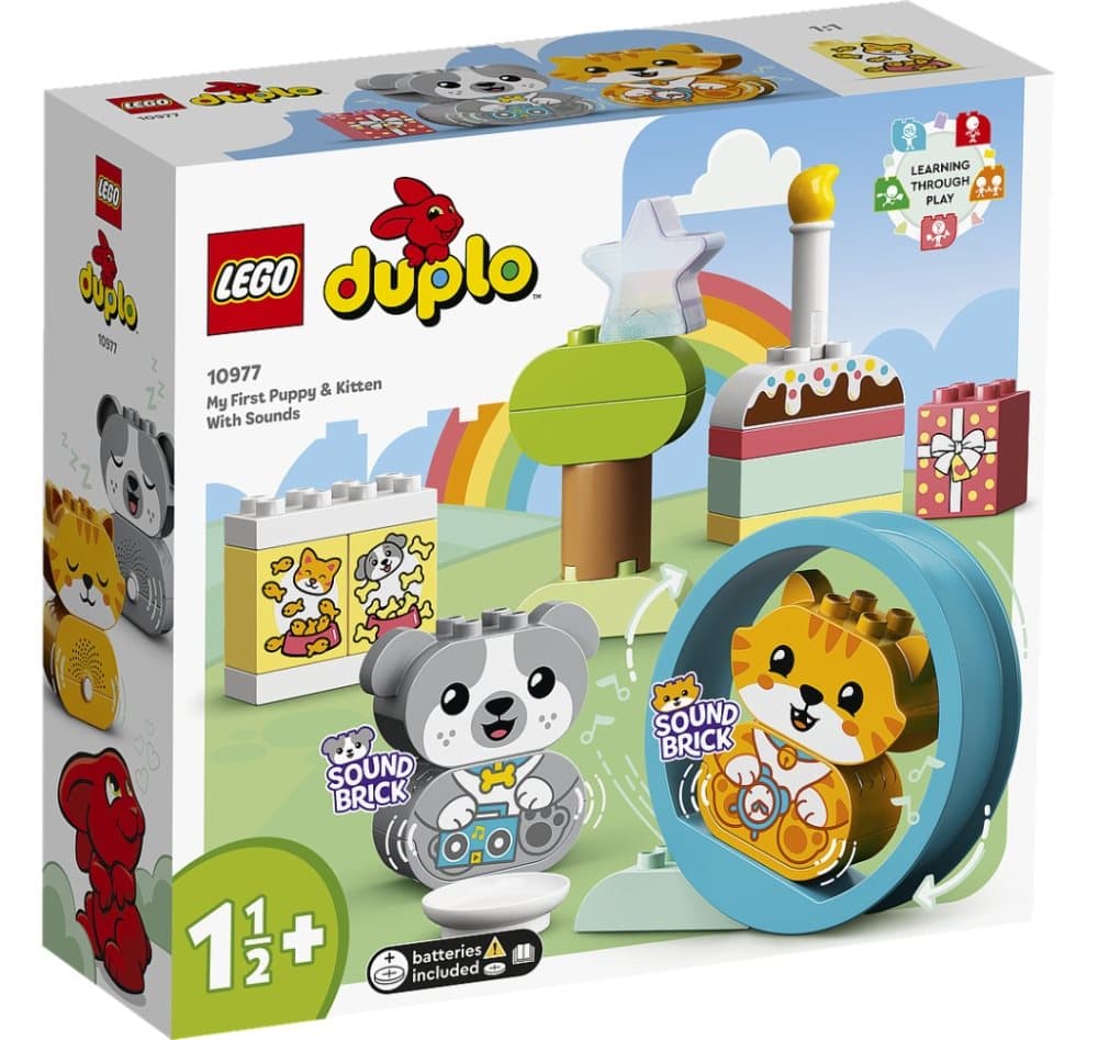 LEGO DUPLO Min første valp og katt med lyder | CDON