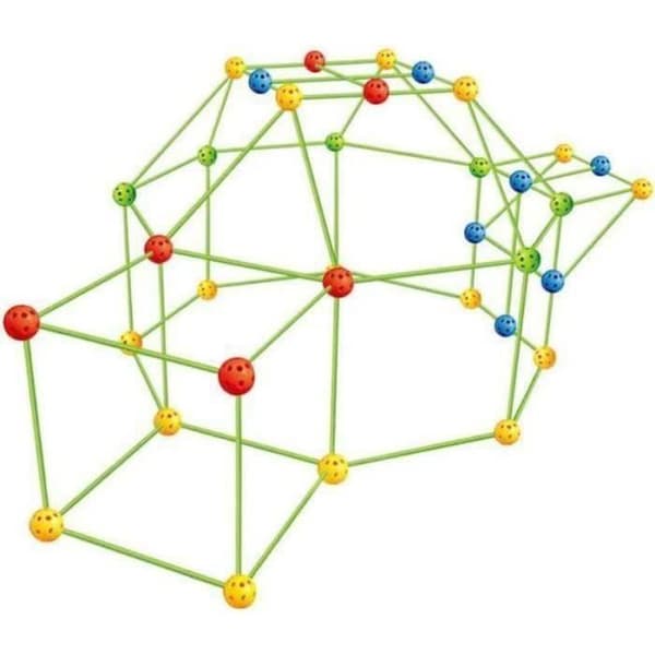 175 st Bygg ditt befästa slott - Byggsats för barnkoja inomhus eller ...
