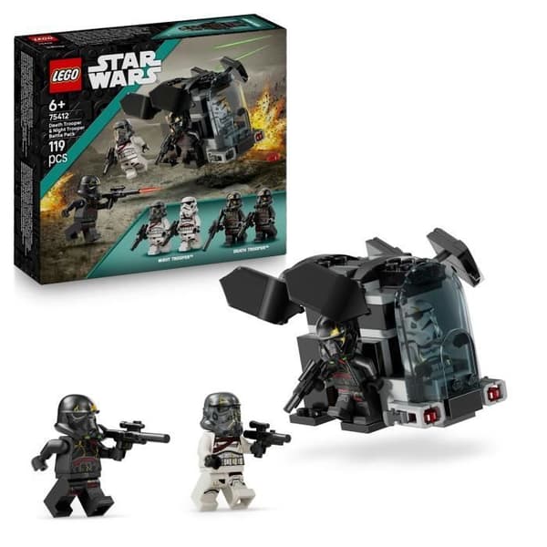 LEGO Star Wars 75412 Stridspaket Death Troopers mot Night Troopers ...
