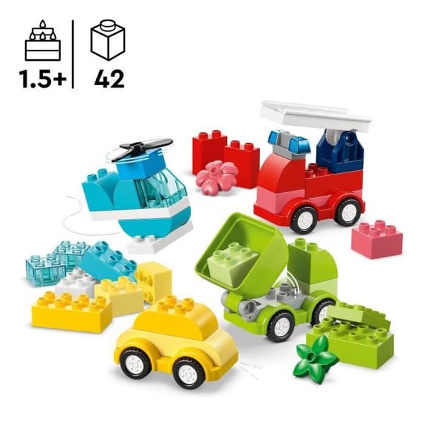 LEGO DUPLO Min Första 10474 Kreativa Fordon - Kreativ Spel för Kille ...