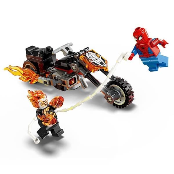 LEGO Marvel 76335 Spider-Man och hans motorcykel mot Ghost Rider ...