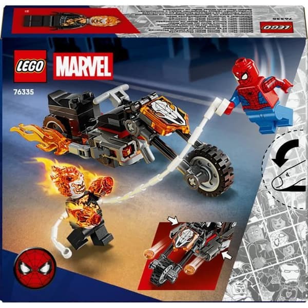 LEGO Marvel 76335 Spider-Man och hans motorcykel mot Ghost Rider ...