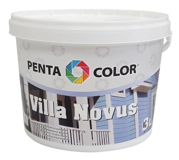 Facade paints Pentacolor Villa Novus, green, 3 l | CDON