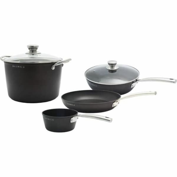 Kastrullset Baumalu Svart 4 Delar | CDON