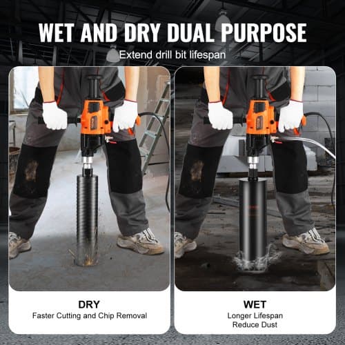 Core Drill Machine 20x160 cm 2000W Handheld, drilling and mixing | CDON