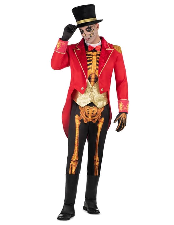 Skeleton Ringmaster kostume til mænd | CDON