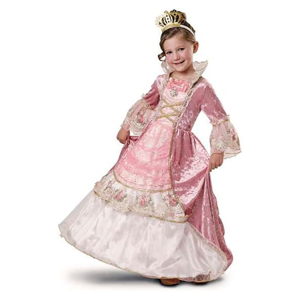 Viving Costumes Elegant Queen Girl Custom Rosa 10-12 Years | CDON