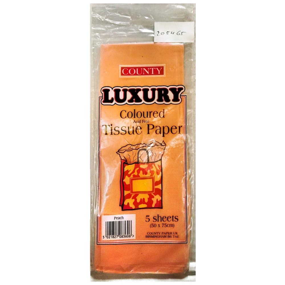County Stationery Plain Tissue Paper (Pack of 5) | CDON