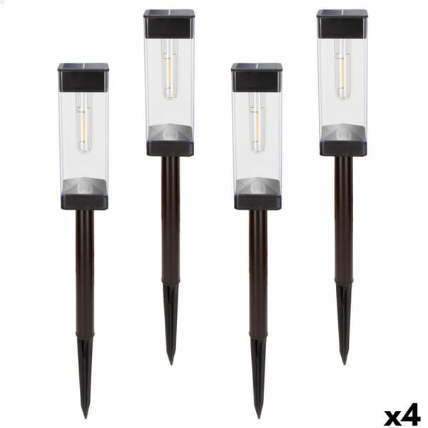 Solcellelampe Aktive 6 x 55 x 6 cm (4 enheder) | CDON
