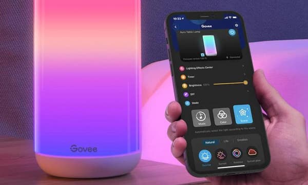 GOVEE Aura H6052 Vit Nattlampa | CDON