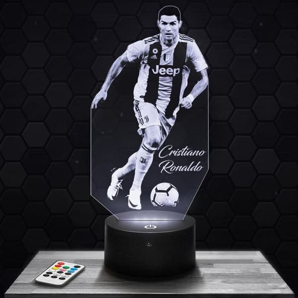 3D-lampa - Cristiano Ronaldo Juve - Accessoar, Figurin, Present till ...