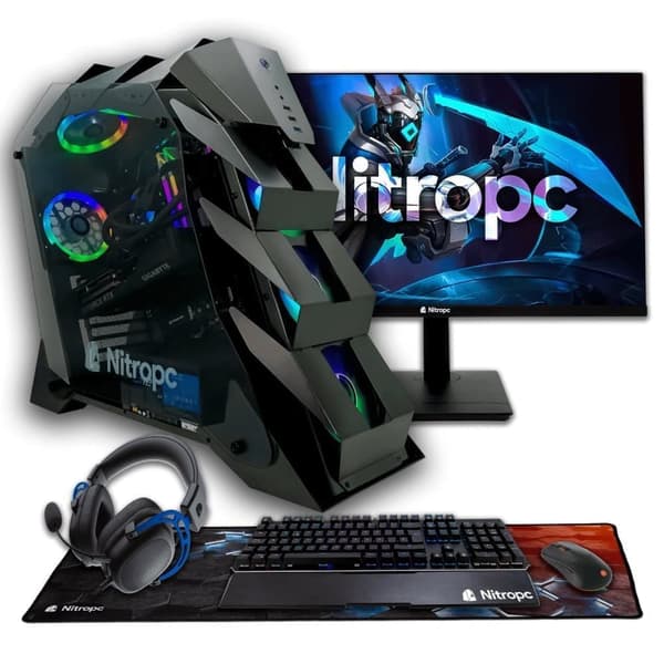 Nitropc Pack Nitro Plus V2 Gaming PC - AMD Ryzen 7 9800X3D / NVIDIA GeForce RTX 5080 16GB / 32GB ...