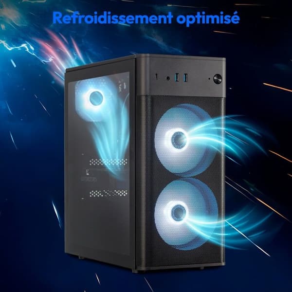 ERAZER Recon P45 - Spel-PC - AMD Ryzen™ 5 5500 - NVIDIA® GeForce RTX ...