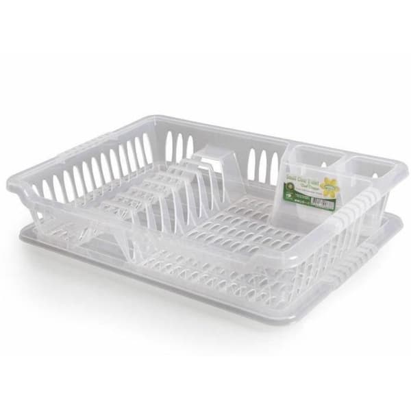 Diskställ - 8366 - Transparent - Solid plast - Kompakta mått 40x29,3x8,5 cm | CDON