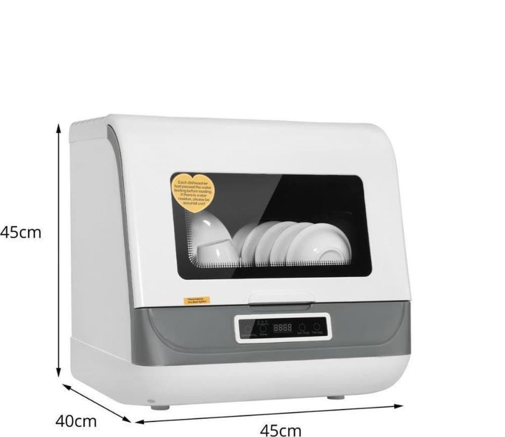 Bänkdiskmaskin | Mini Diskmaskin | 450x405x450mm | 3 program | LED ...