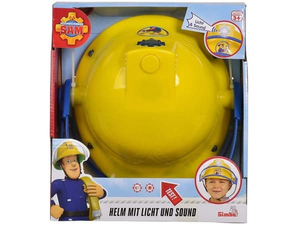 Firefighter Sam helmet with microphone and light 925-2365 | CDON