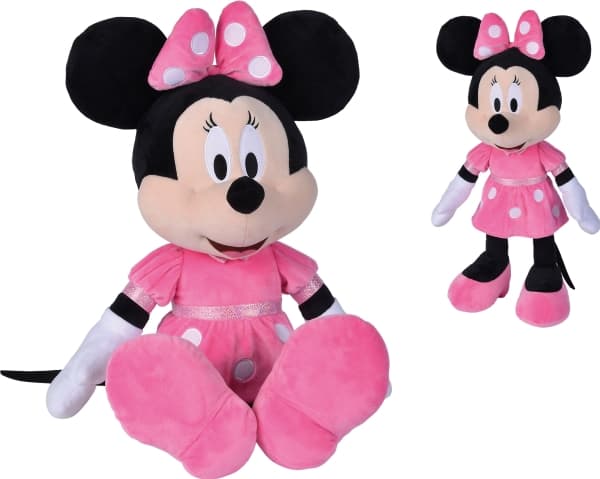 Disney Minnie Mouse i rosa antrekk kosedyr, 60 cm | CDON